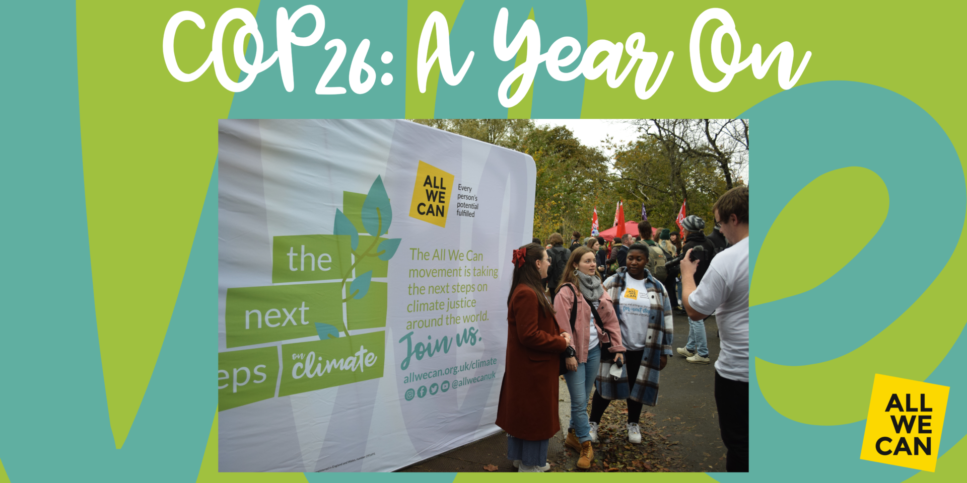 COP26: A Year On – All We Can